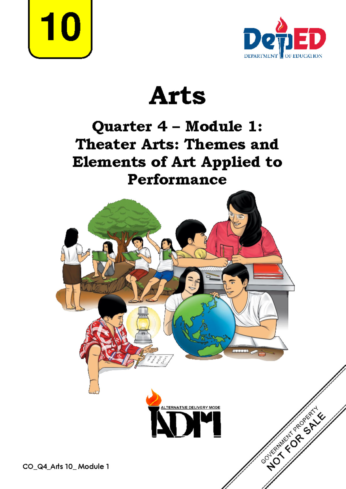 Arts 10 Q4 Module 1 Theater-Arts-Themes-and-Elements-of-Art-Applied-to ...