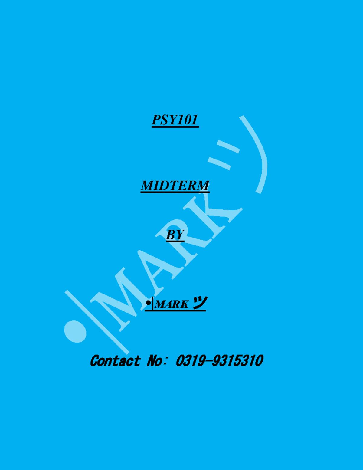 PSY101 MIDTERM Exam Prep: Key Concepts in Psychology - Studocu