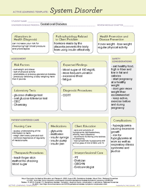 Cervical insufficiency - ACTIVE LEARNING TEMPLATES System Disorder ...
