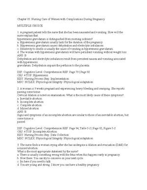 Chapter 06 nursing care of mother and infant during labor and birth ...