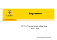 COMP9417 - UNSW Sydney - Machine Learning and Data Mining - Studocu