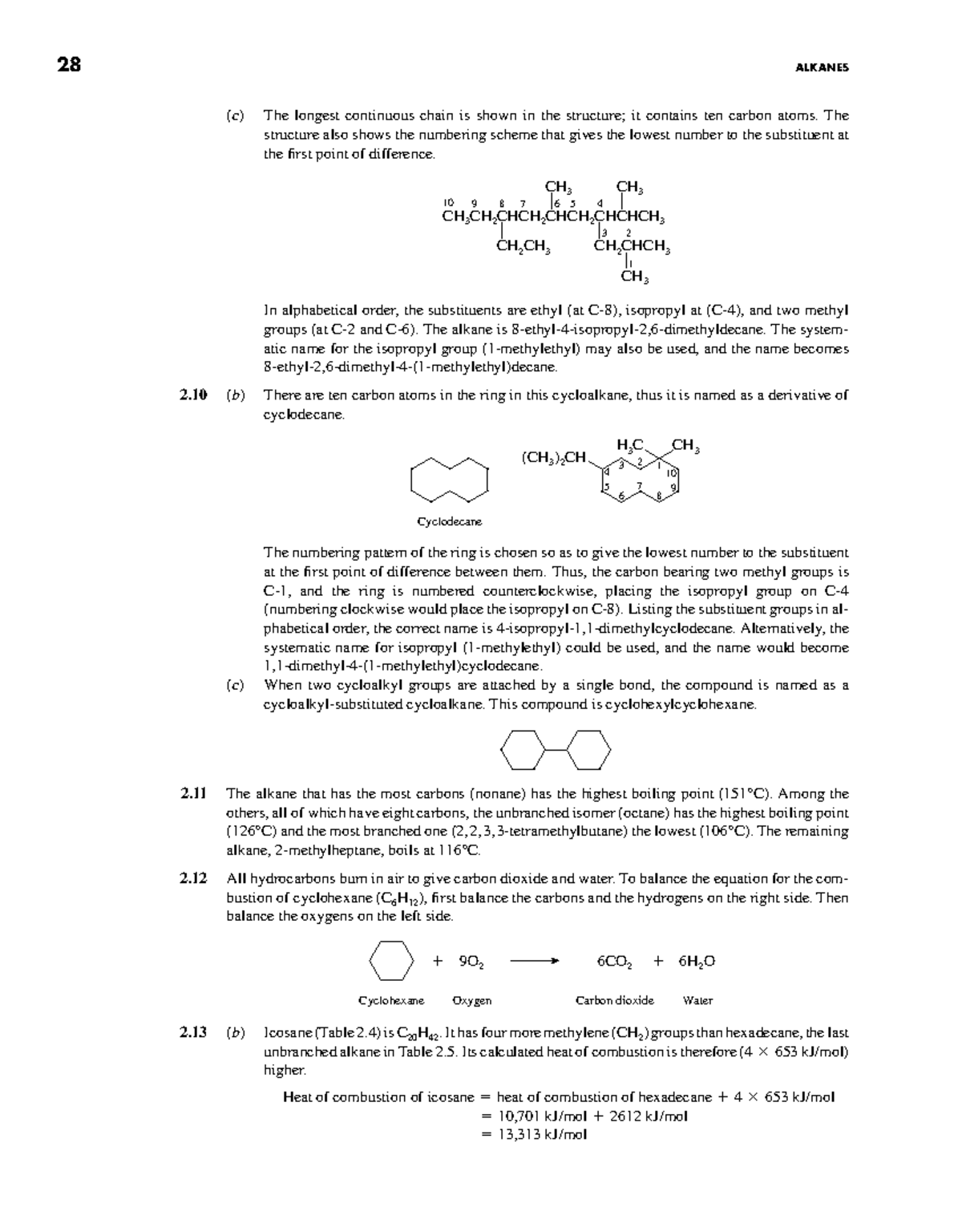 Organic Chemistry 4th Ed: Alkanes & Cycloalkanes Overview (CHM 202 ...