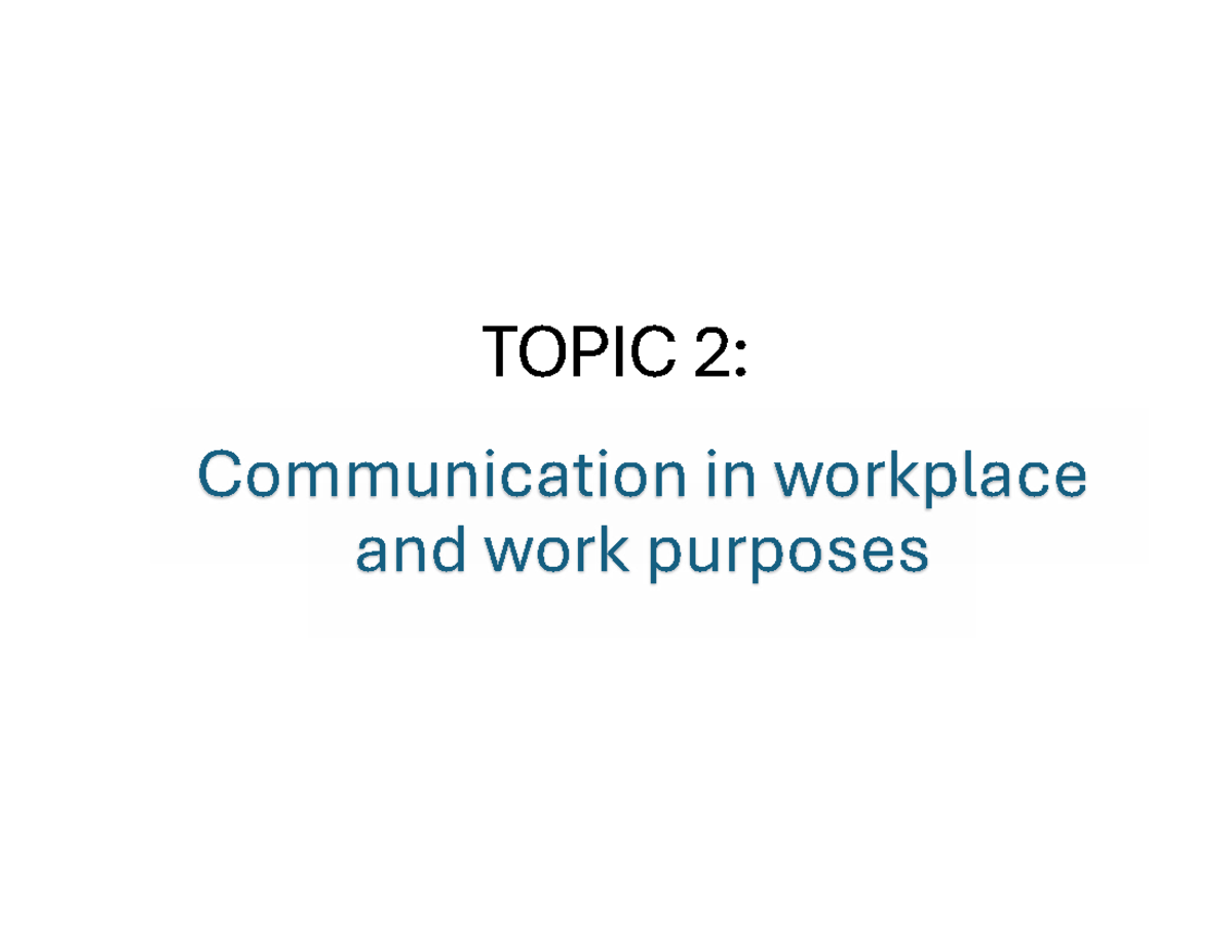 GE 5: Resume and Business Letter Guidelines for Workplace Communication ...