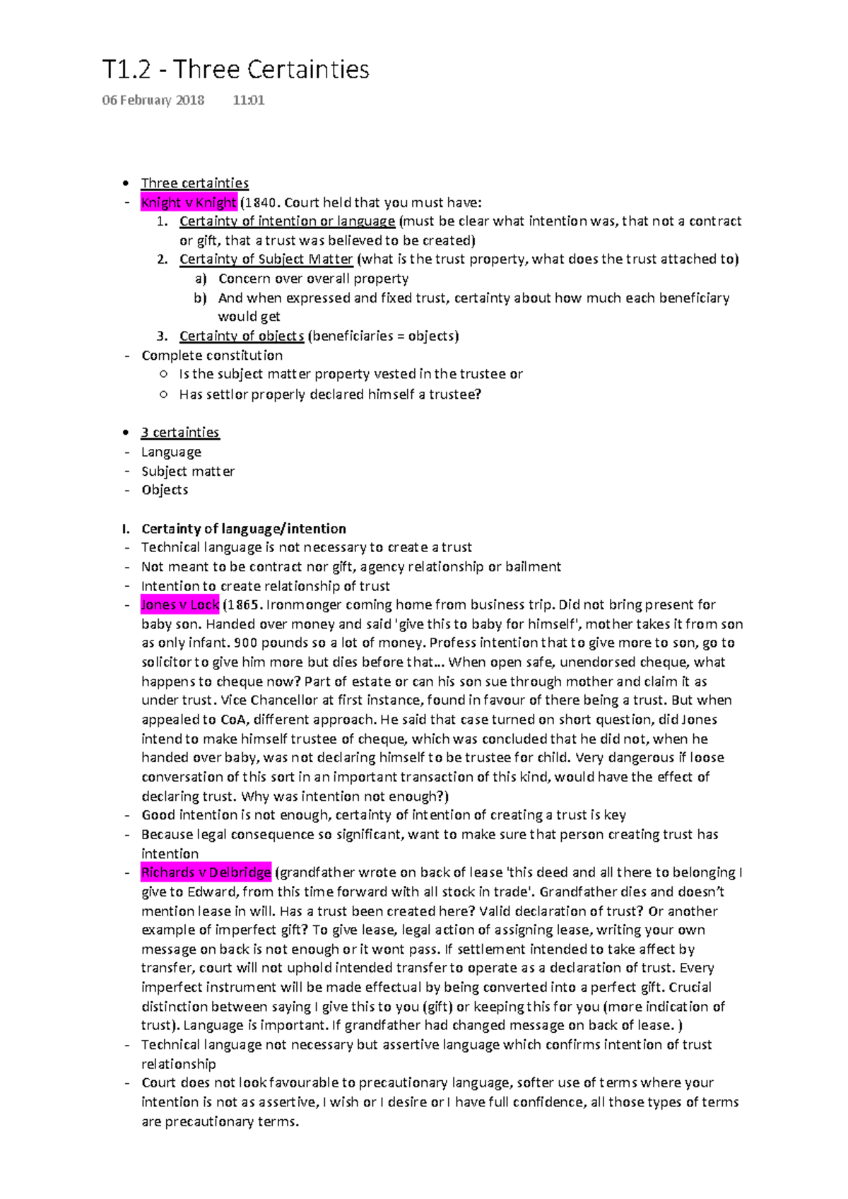 T1.2 - Three certainties - Warning: TT: undefined function: 32 ͻ dŚƌĞĞ ...