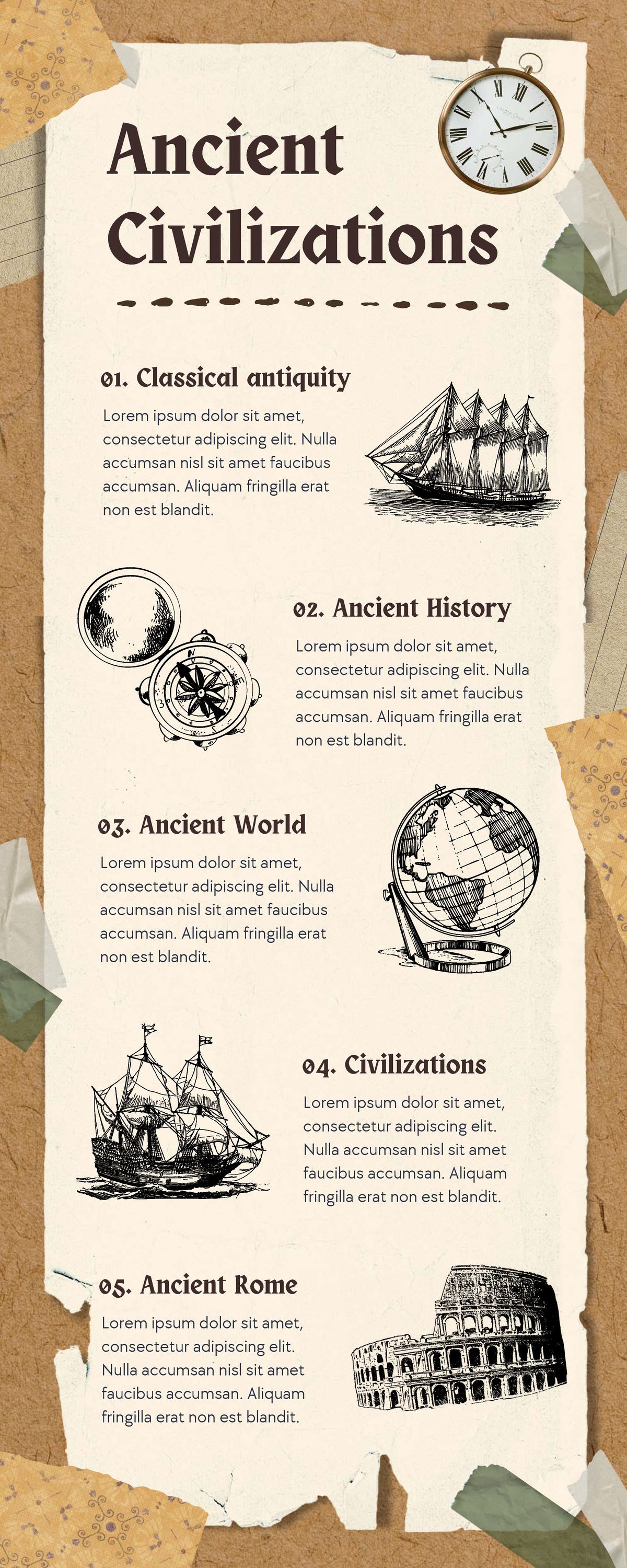 Brown and Cream Scrapbook Ancient History Infographic 20250422 223902 ...