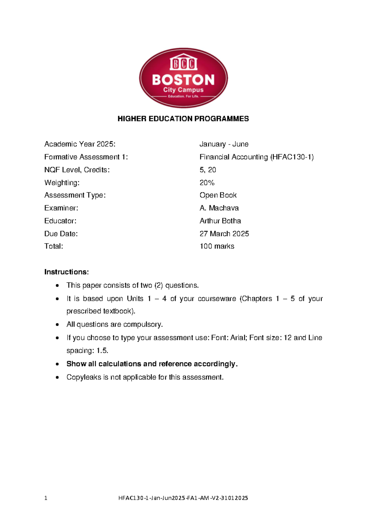 HFAC130-1-Jan-Jun2025-FA1-AM-V2-31012025 - HIGHER EDUCATION PROGRAMMES ...
