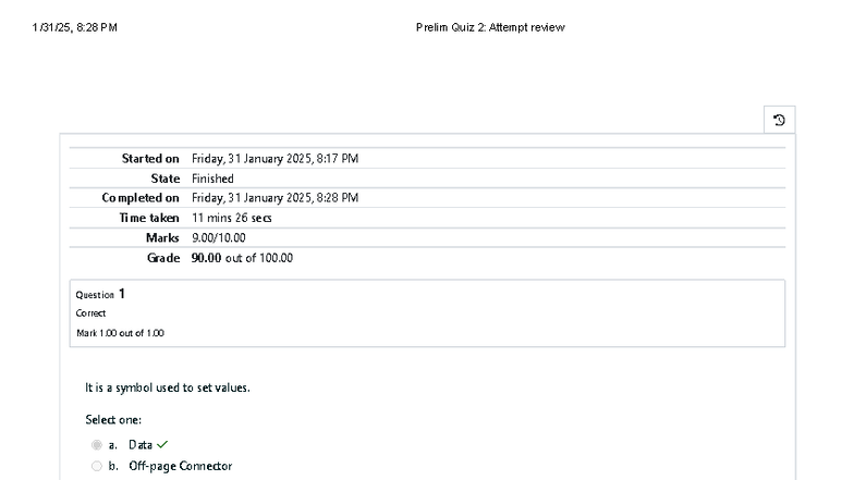 Prelim Quiz 2 Review: Programming Concepts & Flowcharts - Studocu