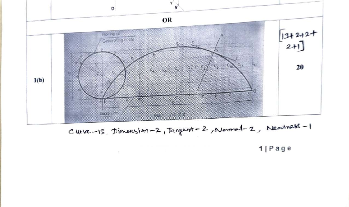 EG (B) - Notes on Cycloid Curves and Design Principles - Studocu