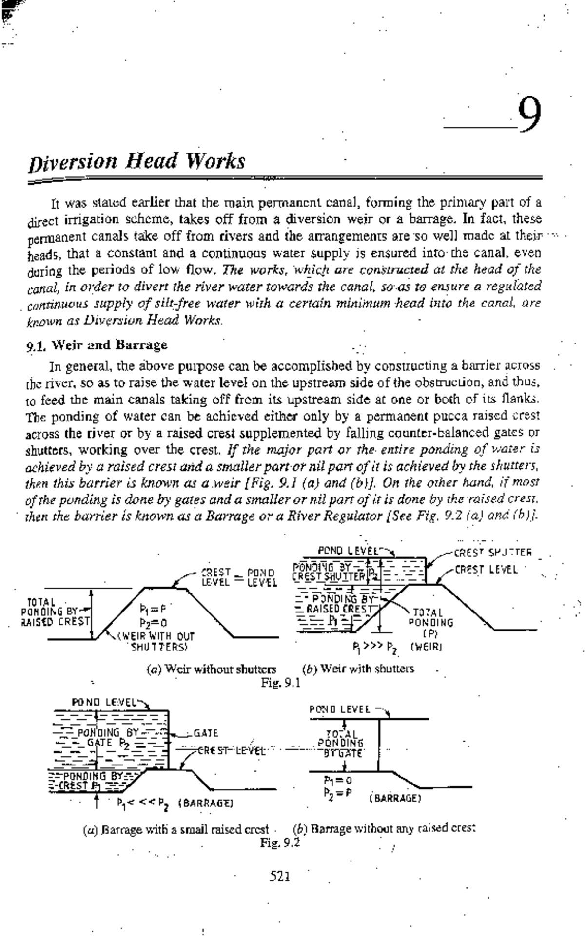 **9 - Diversion Head Works: Understanding Weirs and Barrages in ...