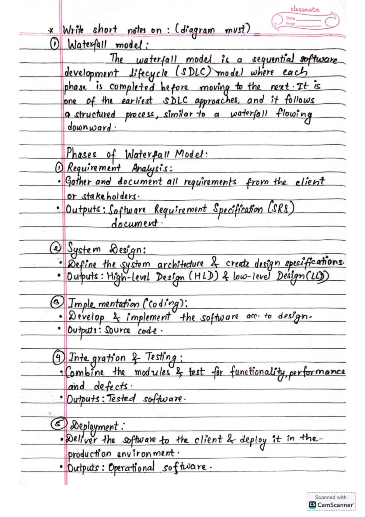 Ict-assignment-1 - ict assignment pdf - classmate Date Page Write short ...