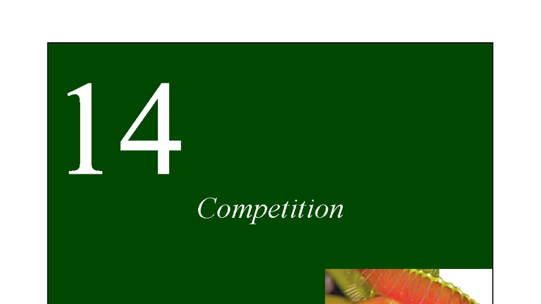Understanding Competitive Exclusion in Ecological Communities (BIO 101 ...