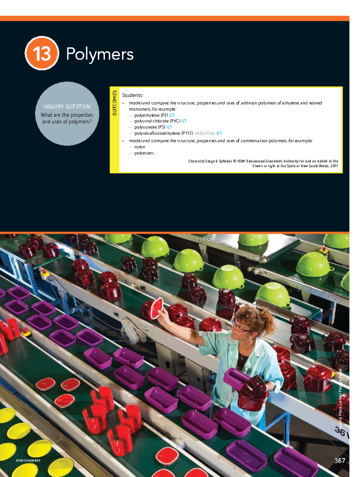 Chapter 13: Properties and Uses of Polymers (ACSCH136) - Studocu