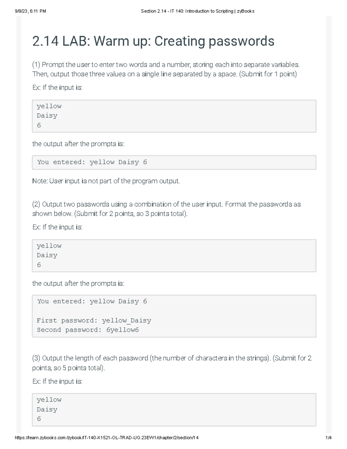 Lab Answers Rick Buono It 140 Introduction In Scripting Module 1 Labs