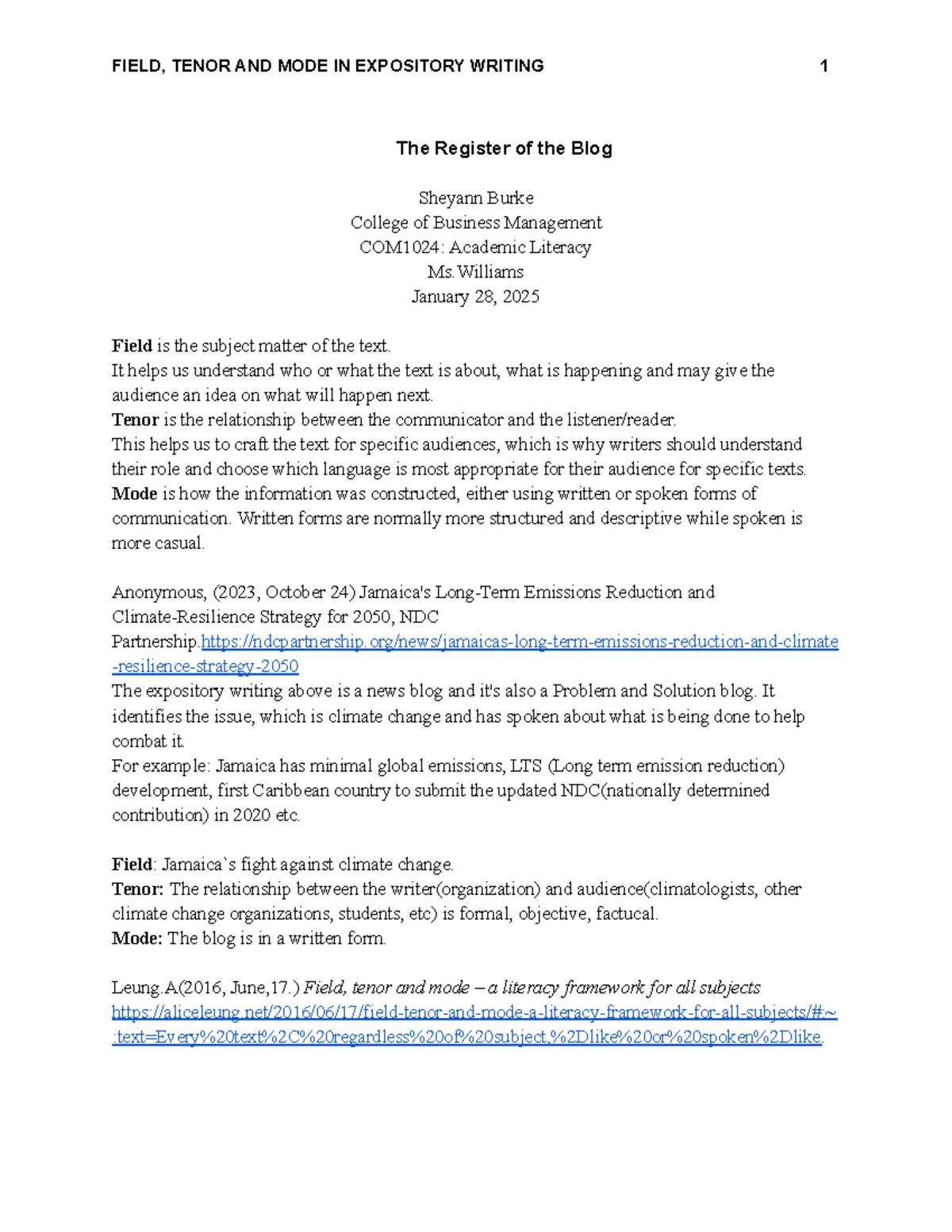 Sarah's English A SBA - Final: Impact of Cocaine on Families - Studocu