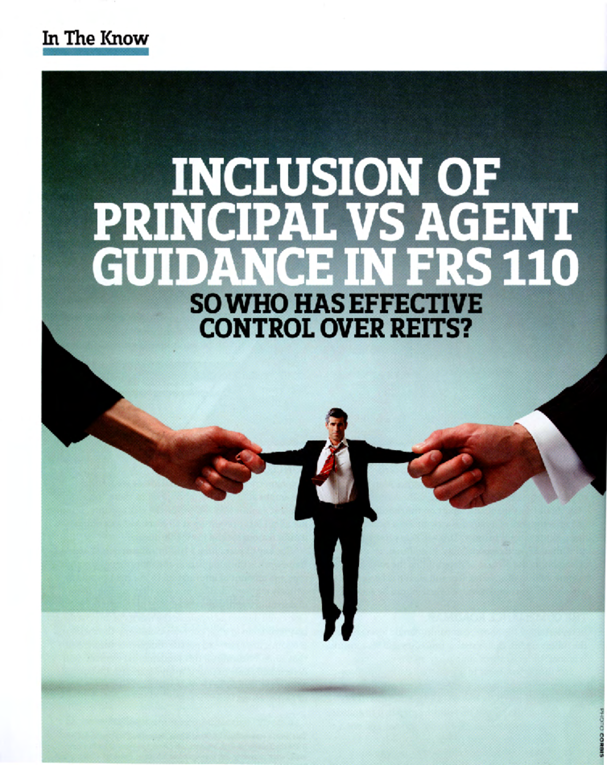 5. KPMG - Principal vs Agent in REITs Under FRS 110 Analysis - Studocu