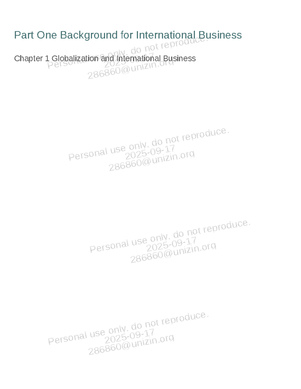 International Business (IB) Chapter 1: Globalization and Its Impact on ...