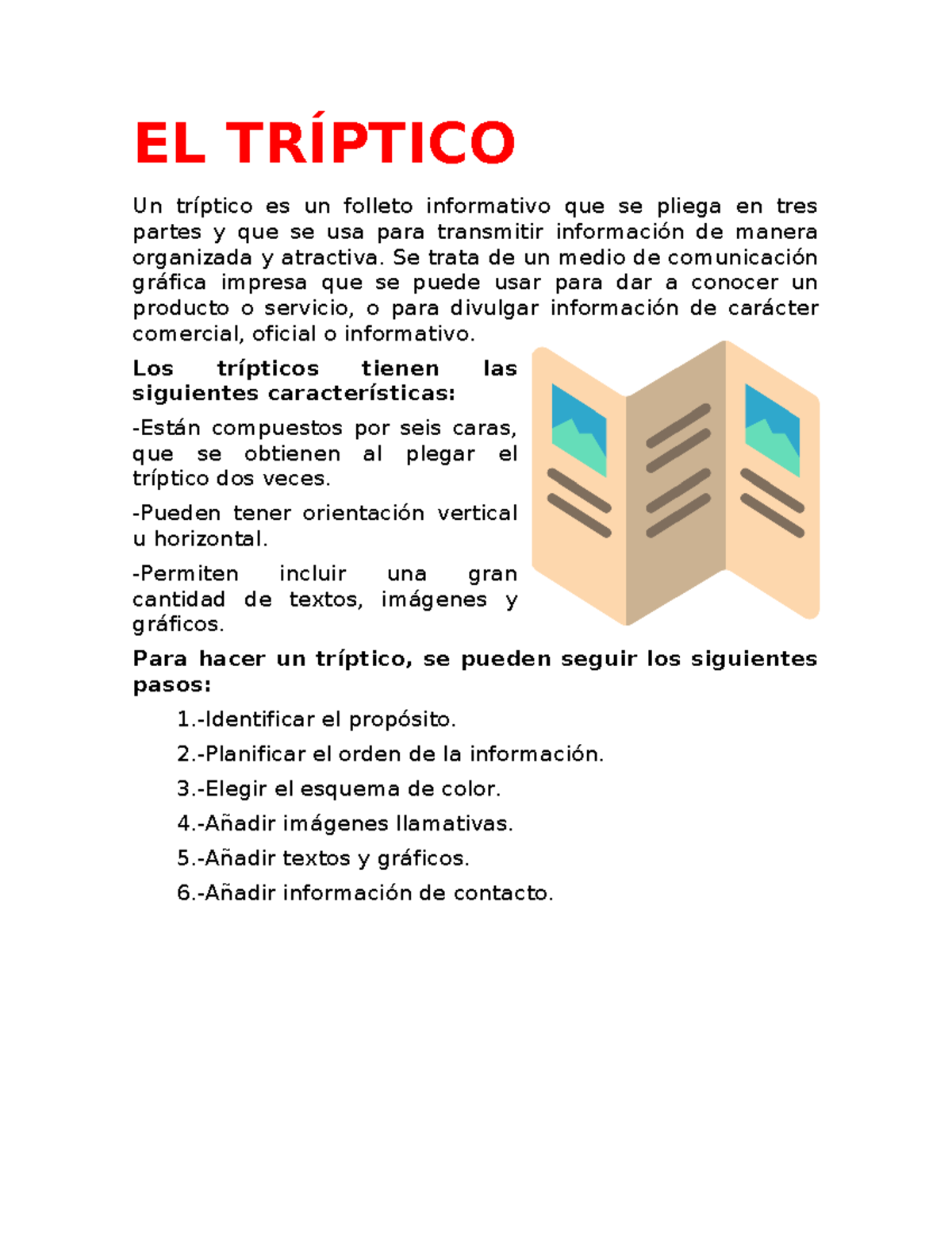 El Tríptico: Guía de Diseño y Características Técnicas - Studocu