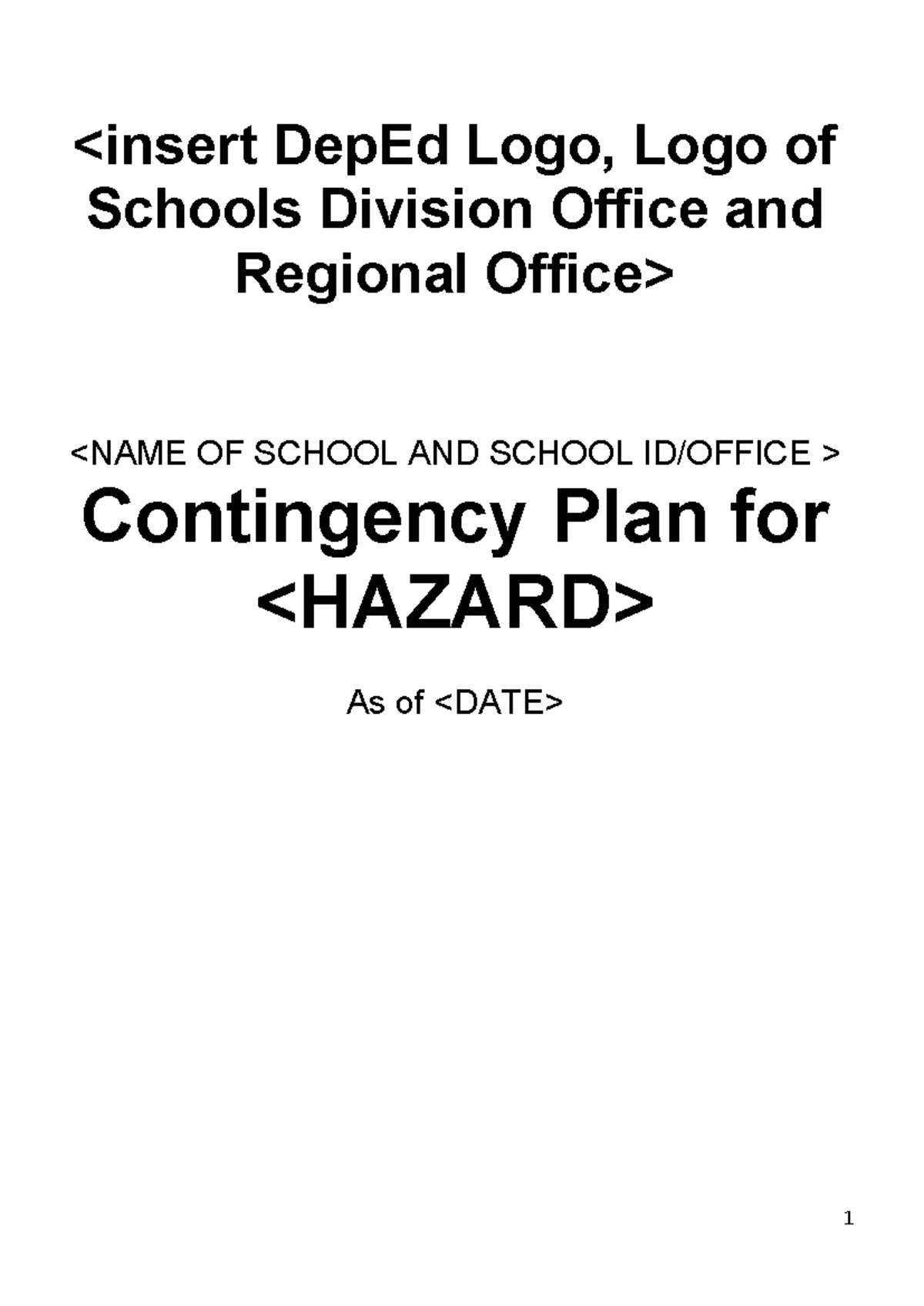 HVCA Tools for Contingency Planning: Historical & Seasonal Analysis ...