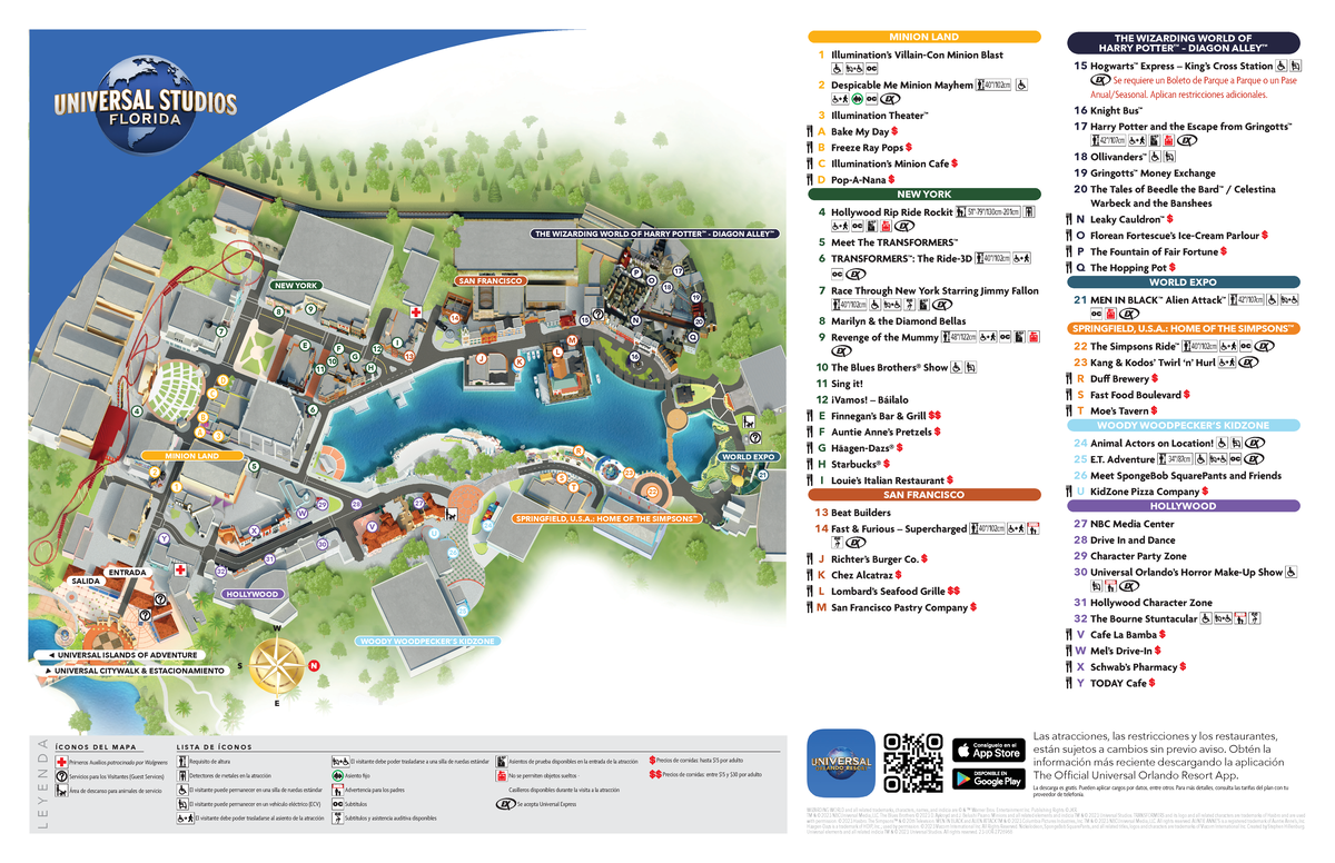 Universal studios florida park map spanish - MINION LAND NEW YORK SAN ...