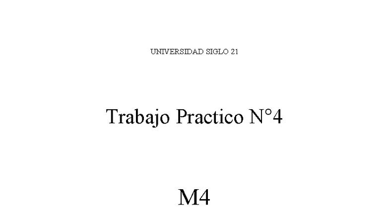 TP4 - Trabajo Práctico de Bases de Datos: Diseño y Procedimientos - Studocu