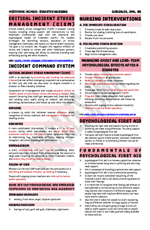 NCP - NCP notes - What is a Nursing Care Plan? • Formal Process that ...