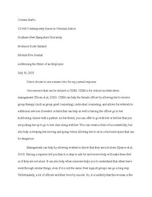 CJ 406 Module Three Assignment Template - Complete this template by ...