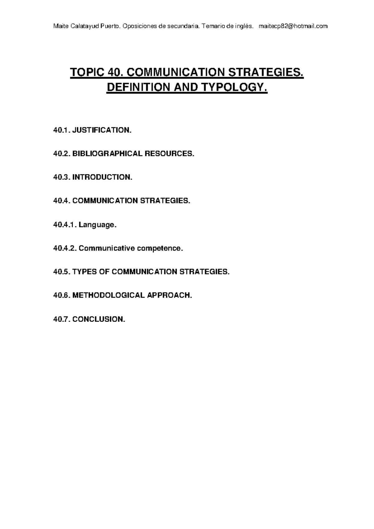 Topic 40: Key Communication Strategies in Language Teaching - Studocu