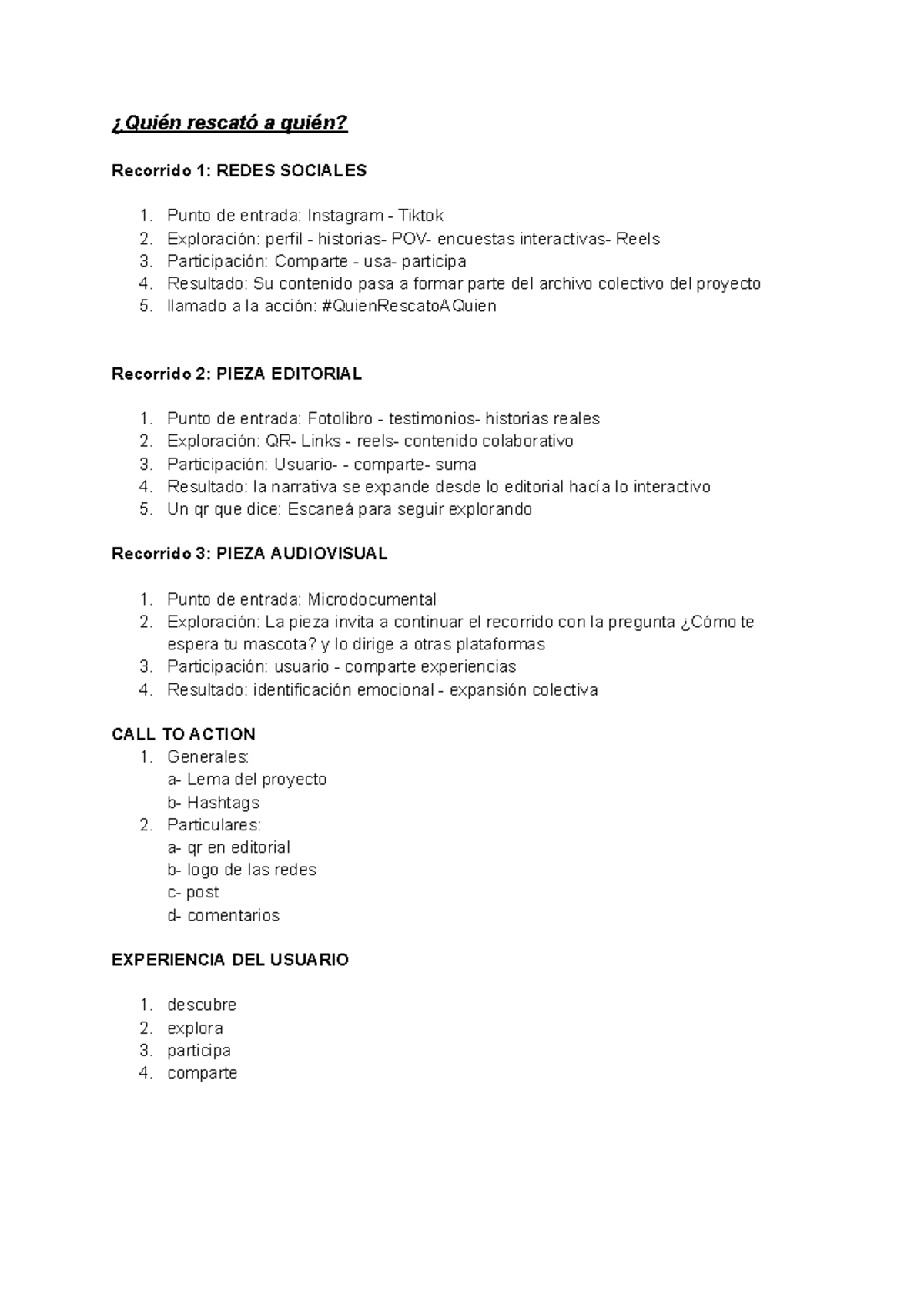 ¿Quién Rescató a Quién? Proyecto de Redes Sociales y Participación ...