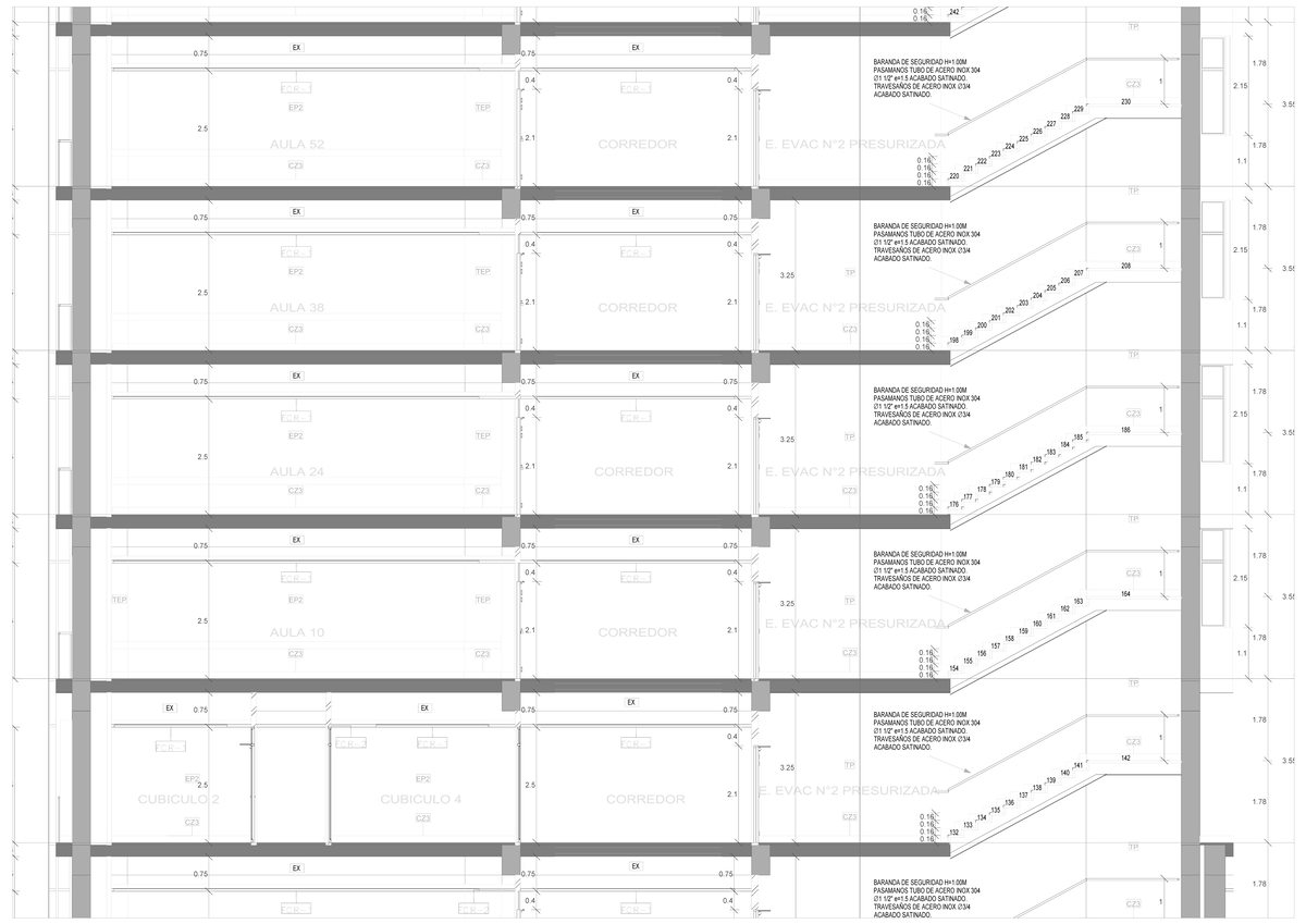 PISO 6 UTP TACNA - TEP EX EX EX EX EX CZ3 TP CZ3 TP TEP TP TP EX EX EX ...
