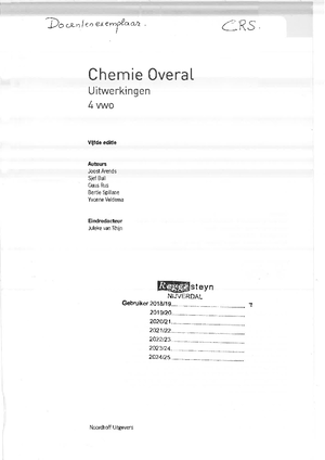 [Solved] formule van een ei - Scheikunde - Studeersnel