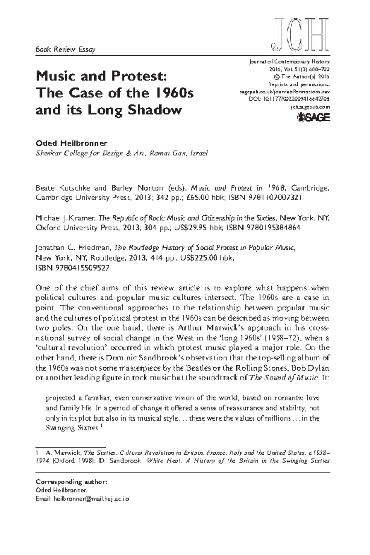 Music & Protest in the 1960s: Examining Cultural Impact and Legacy ...