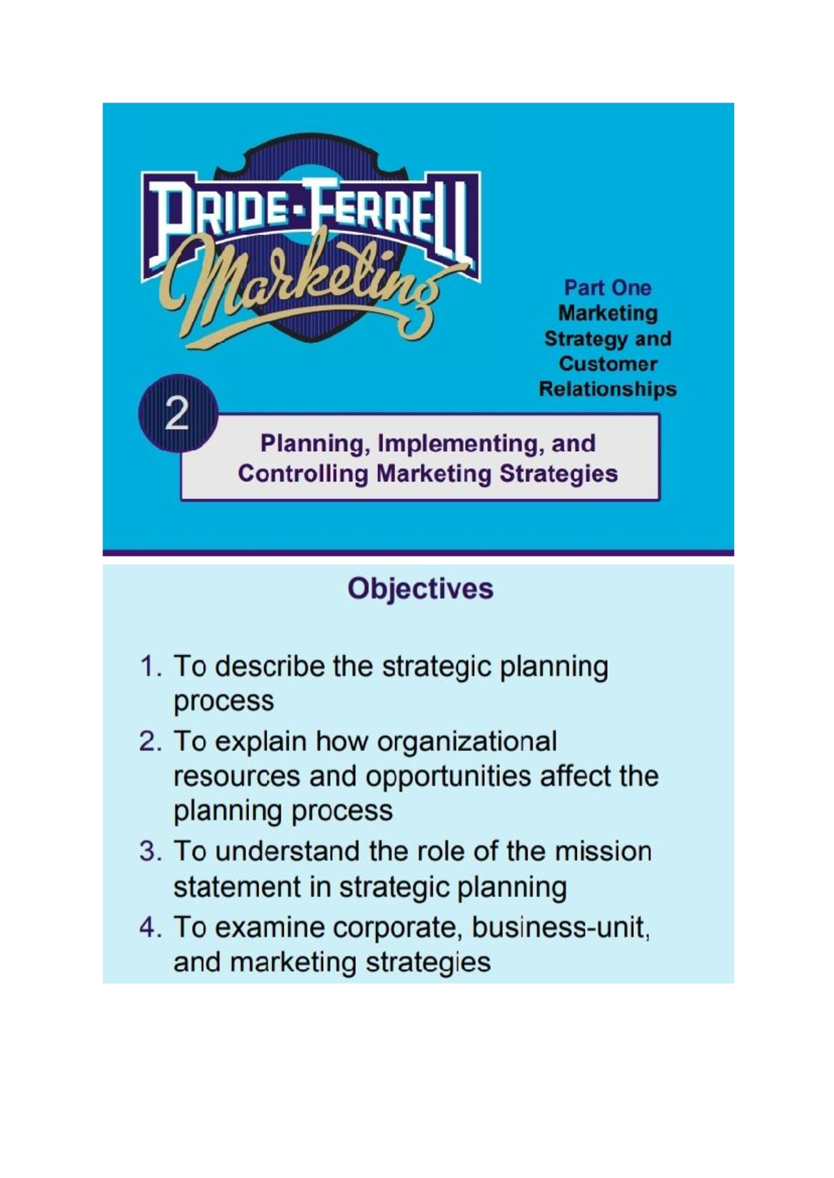 Marketing Strategy Overview: Key Concepts and Approaches - Studocu