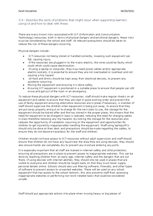 Unit 3.13 Additonal needs - Unit 3. Support children with additional ...