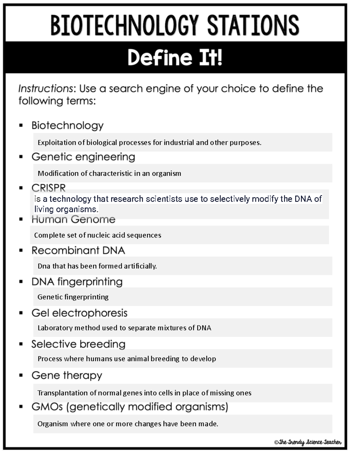Biotechnology: Genetic Engineering & GMOs Overview (BIOT-101) - Studocu