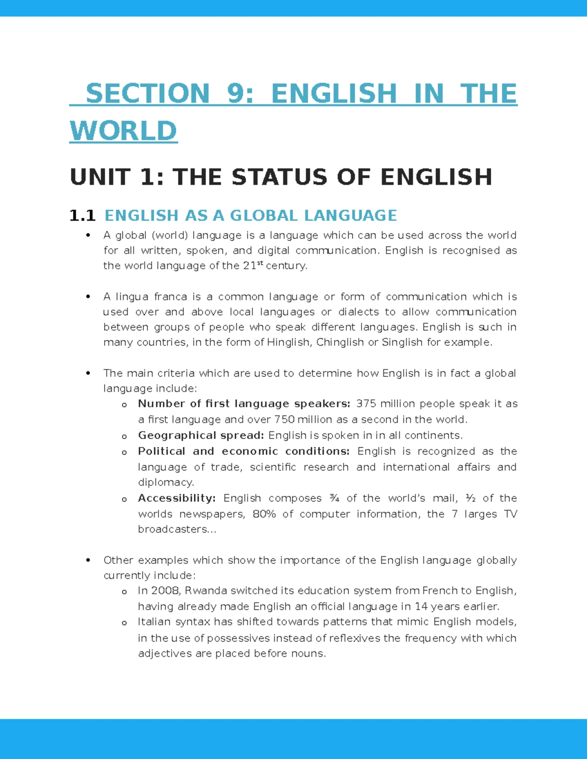 AS English LANG Notes - STUDY GUIDE CIE AS (9093) ENGLISH LANGUAGE ...