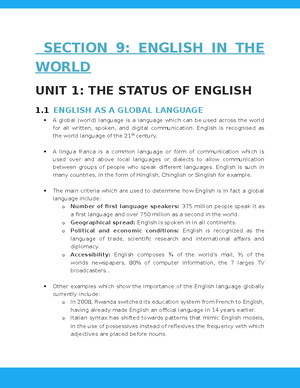 AS English LANG Notes - STUDY GUIDE CIE AS (9093) ENGLISH LANGUAGE ...