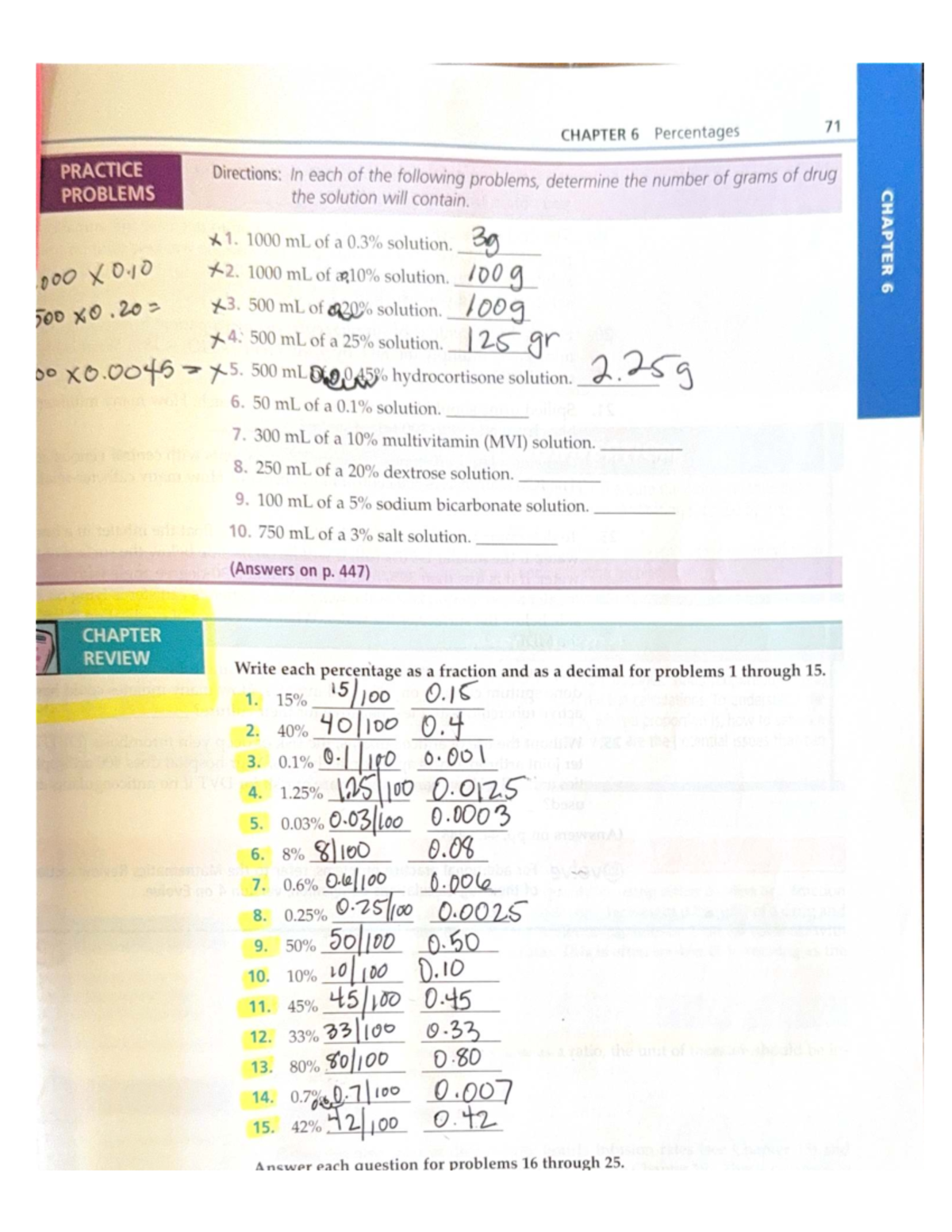 CHAPTER 6 7 Homework - Dosage Calculations Practice Problems - Studocu