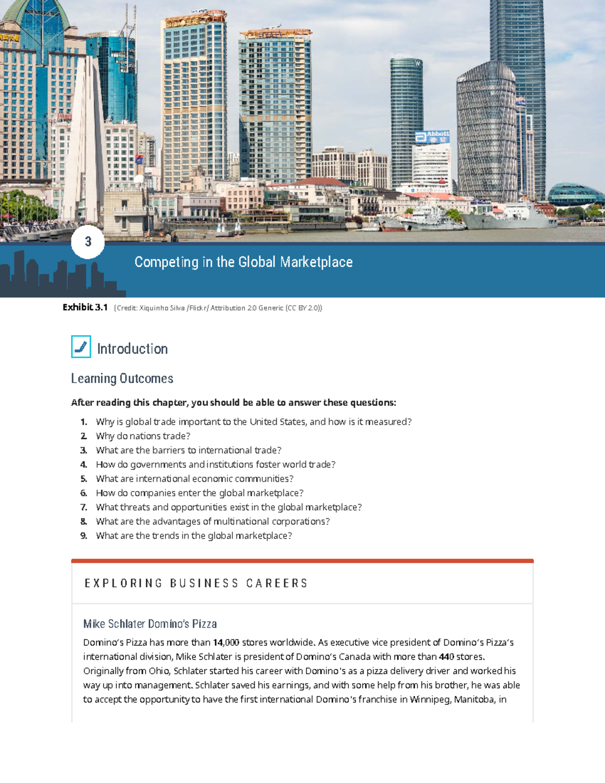 Chapter 3: Competing in the Global Marketplace - Introduction to ...