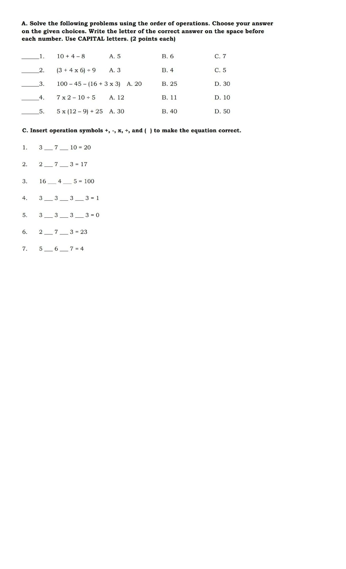 Math 5 1st Qtr Lesson 3: Applying GMDAS Operations - Studocu