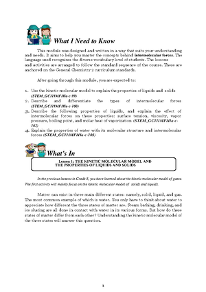 General Chemistry 2 Module 2 - General Chemistry 2 Quarter 4 Week 2 ...