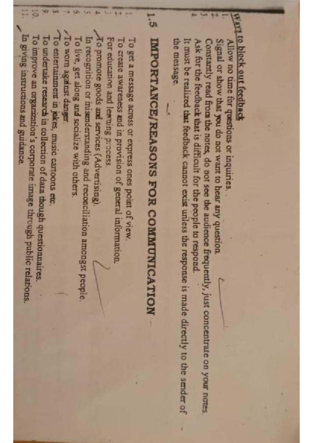 Blocking Feedback: Strategies for Effective Communication - Studocu