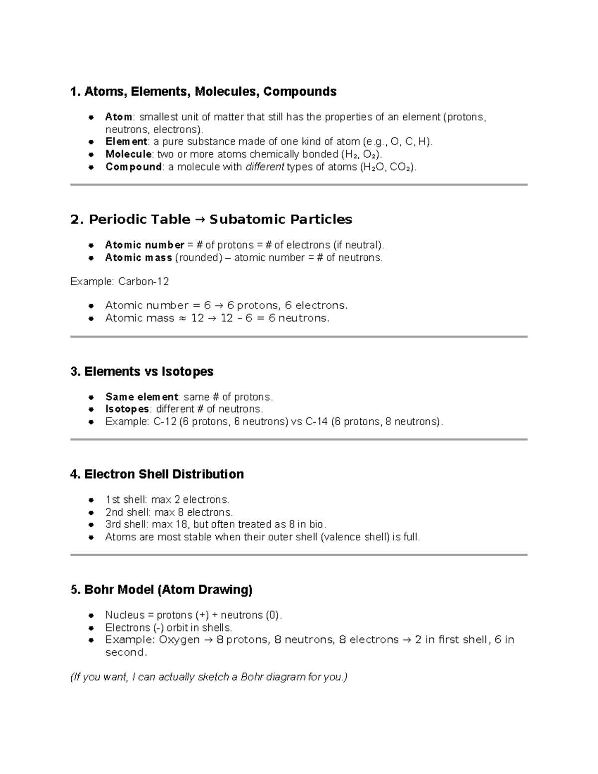 Understanding Atomic Structure & Chemical Bonds (CHEM 101) - Studocu