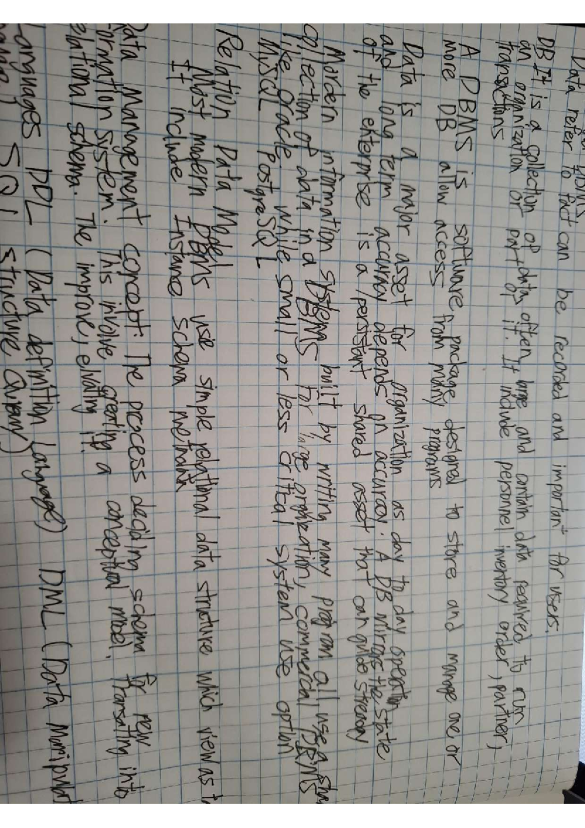 DBMS Overview: Key Concepts and Data Management Techniques - Studocu