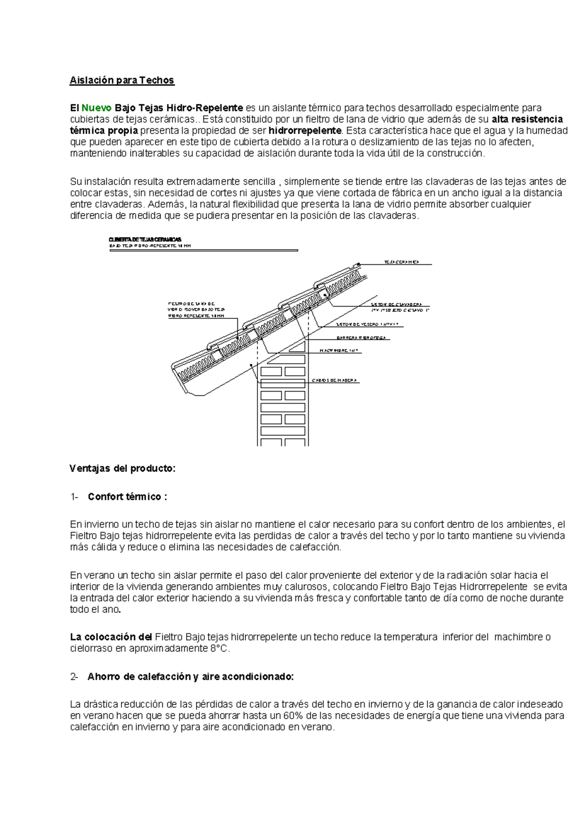 Aislación Bajo Tejas: Ventajas y Características del Fieltro ...