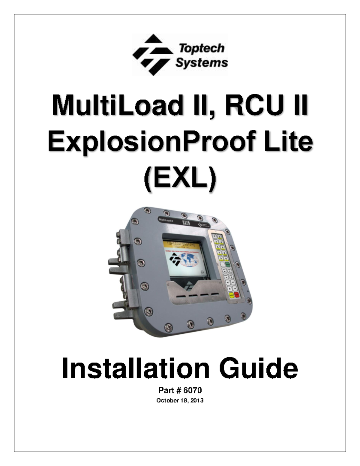 MultiLoad II EXL Installation Guide (Part # 6070) - Studocu