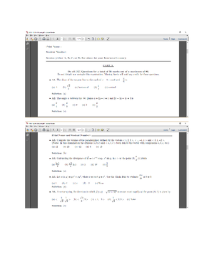 Math2004 D W25 ass1 sol - Assignment 1 solution - MATH2004D-Assignment 1 Due date: Feb 7, at ...