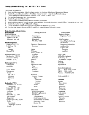 BIO 201 Study Guide FOR Skeletal System AND Joints - BIO 201 STUDY ...
