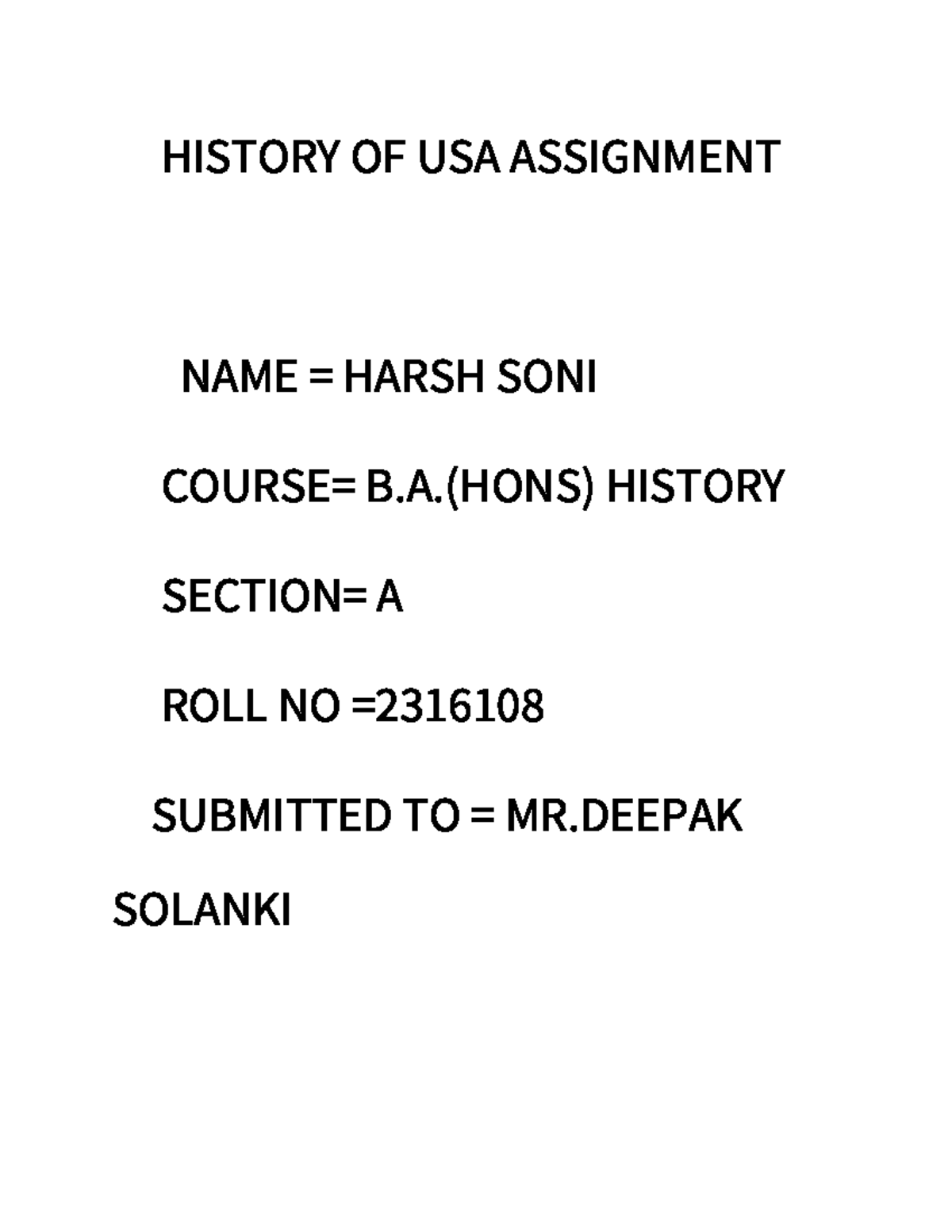 HISTORY OF USA ASSIGNMENT: THE AMERICAN REVOLUTION ANALYSIS - Studocu