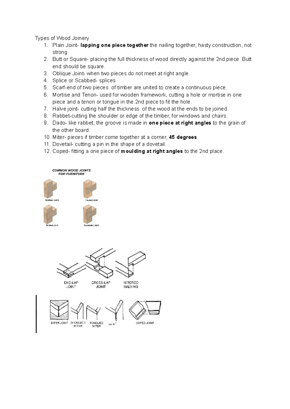 BUILDING TECHNOLOGY 2 FINAL EXAM REVIEWER: Wood Joinery & Wall Types ...