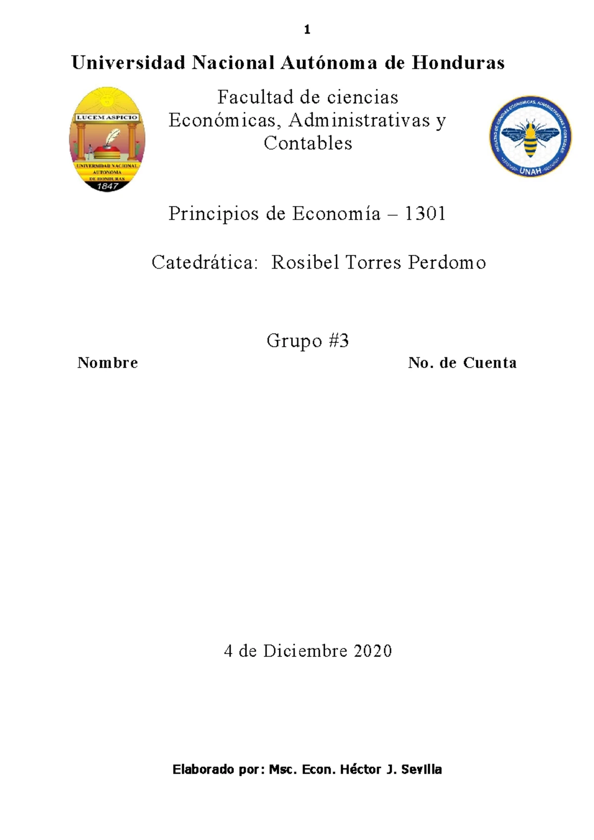 Diagrama de economia - Principios de Economia - UNIVERSIDAD NACIONAL AUTÓNOMA DE HONDURAS EN EL ...